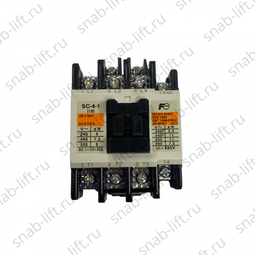 СНАБЛИФТ :: Контактор (магнитный пускатель) SC-4-1 110v AC-перемен. 1NO ...