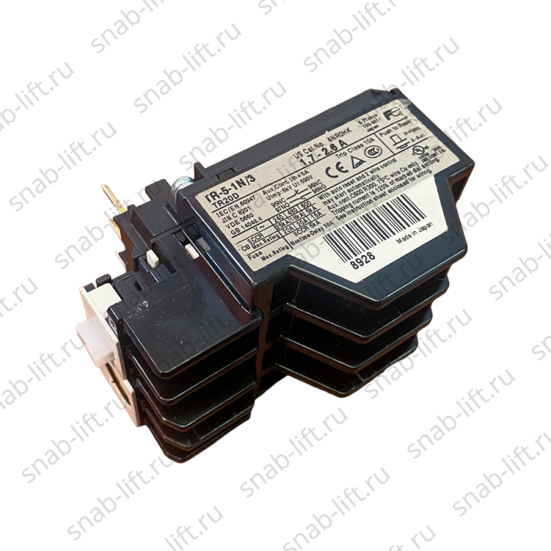 СНАБЛИФТ :: Реле тепловое TR-5-0N/3 1.7-2.6A Fuji Electric Реле